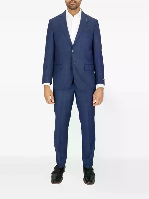 Scotch & Soda Checked Two-button Suit