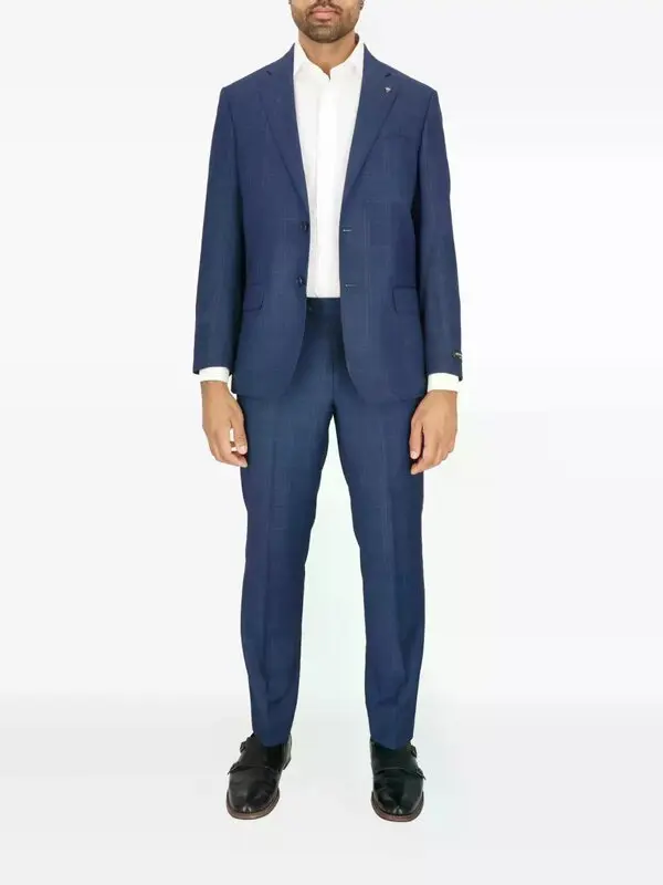 Scotch & Soda Checked Two-button Suit