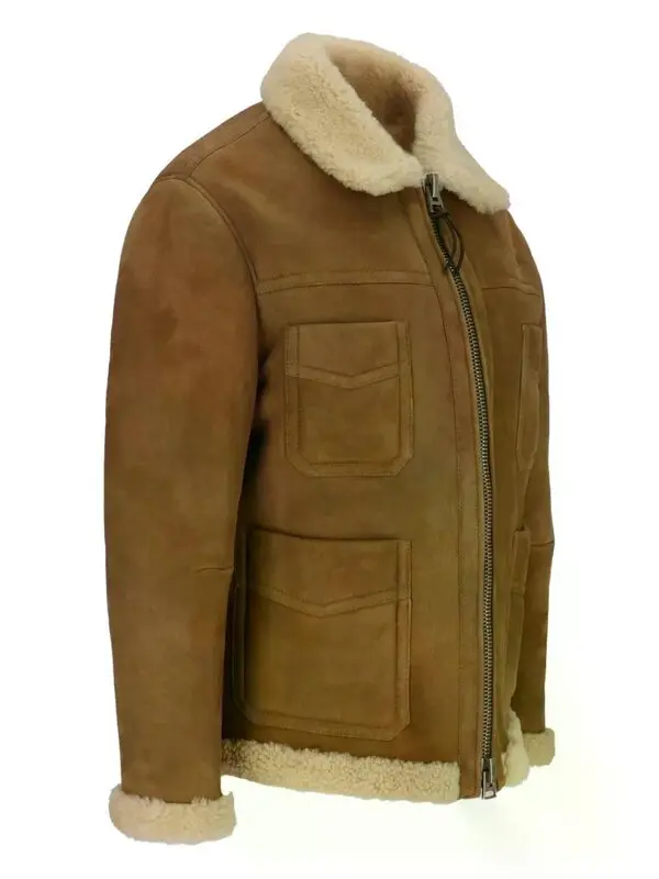 TOM FORD Shearling-collared Pocket Jacket