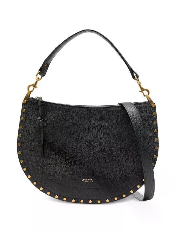 Isabel Marant Oskan Soft Studded Half-moon Tote