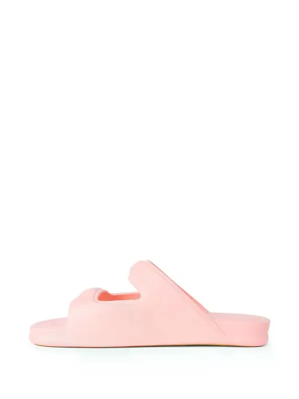 Melissa Double-strap Square-toe Slides