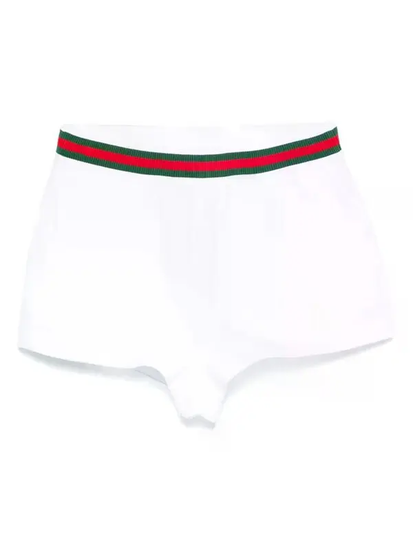 Gucci Cotton Jersey Shorts - White