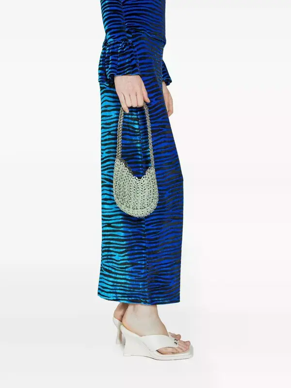 Rabanne Tiger-print Maxi Skirt