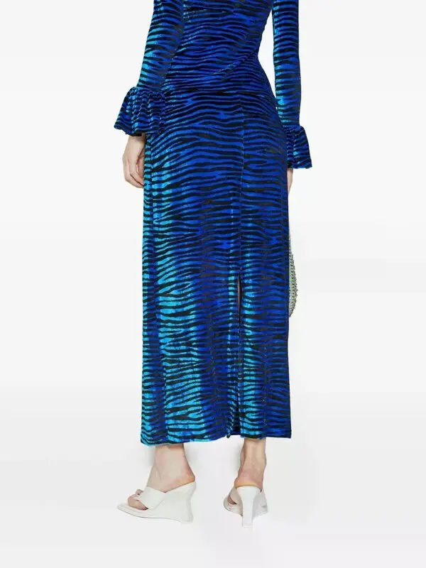 Rabanne Tiger-print Maxi Skirt