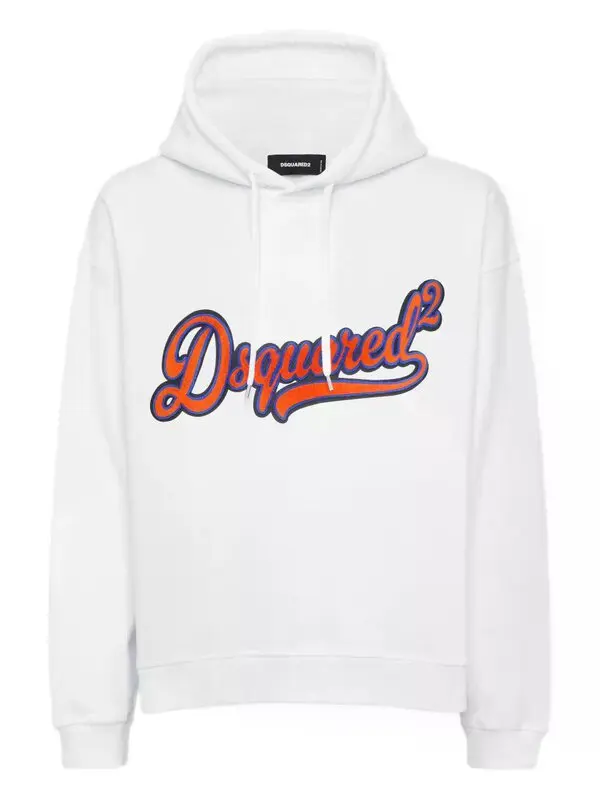 Dsquared2 Logo-patch Hoodie - White