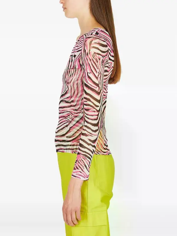 Collina Strada Zebra-print Top