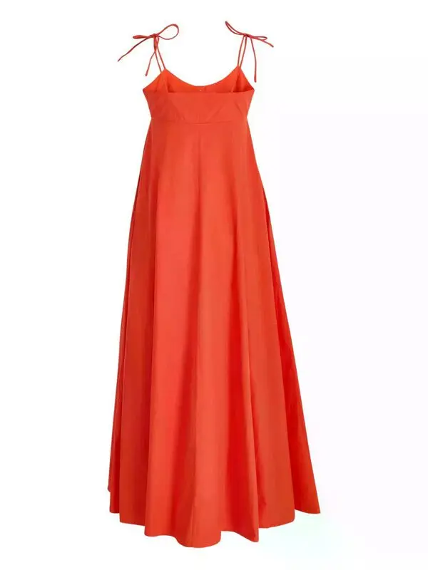 Rosie Assoulin Button-front Tie-strap Maxi Dress