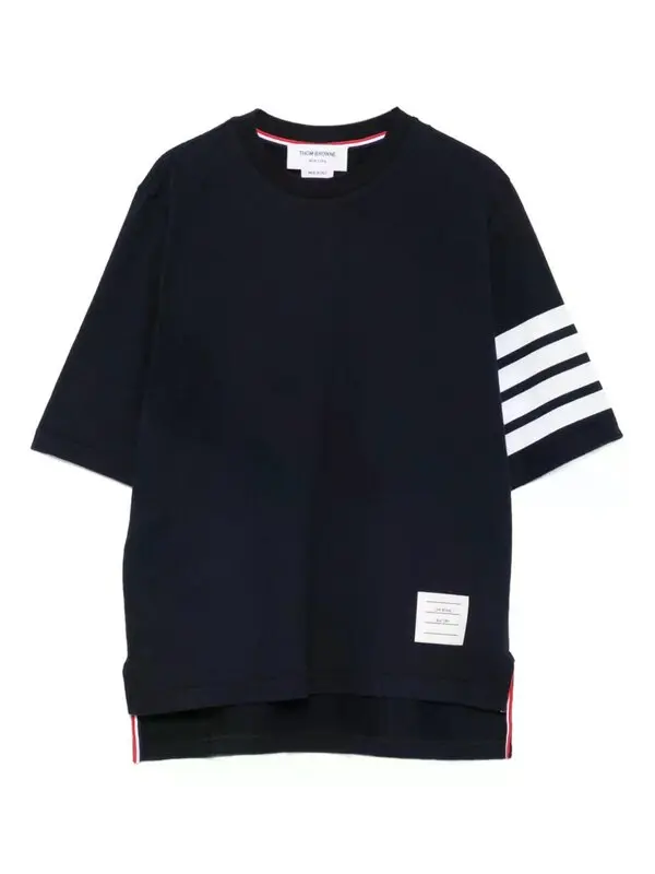 Thom Browne Four-stripe Sleeve T-shirt