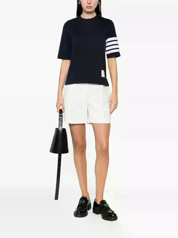Thom Browne Four-stripe Sleeve T-shirt