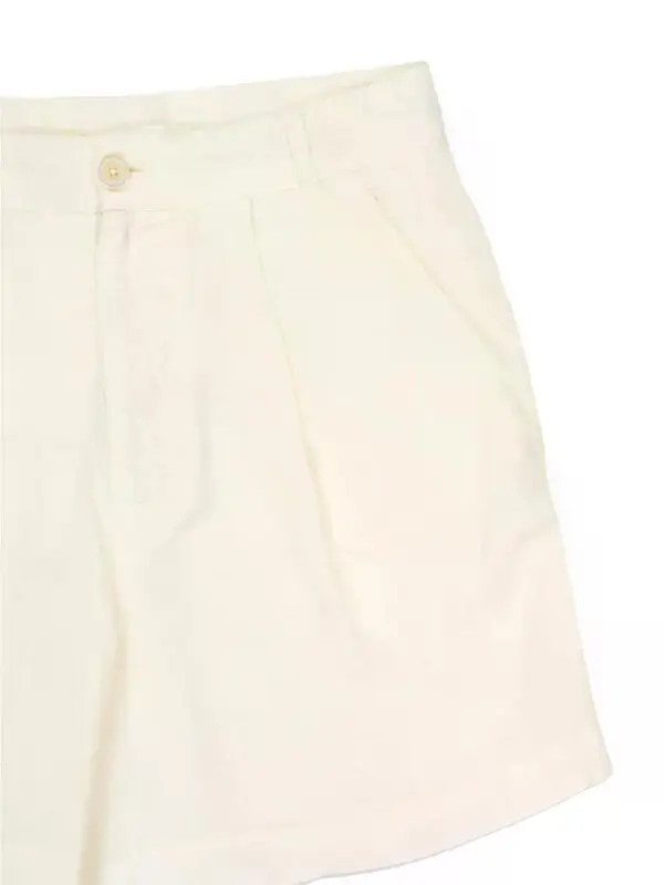 120% Lino Pleated Linen Shorts