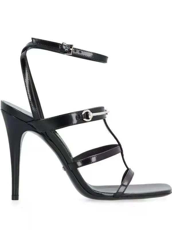 Gucci Horsebit 105mm Strappy Leather Sandals