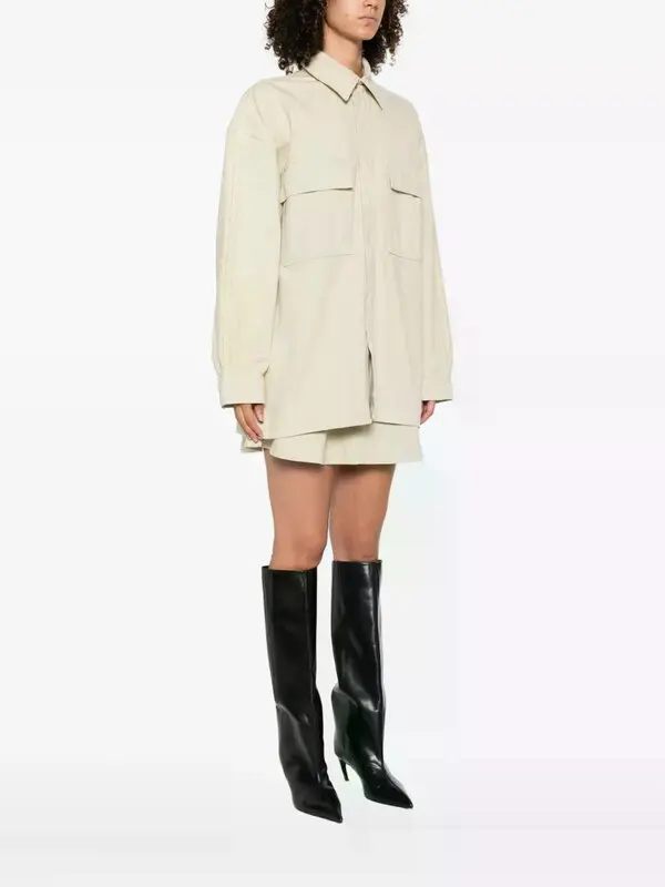 Nanushka Flap-pocket Shirt Jacket