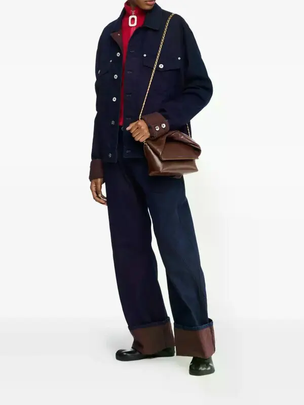 JW Anderson Contrast-cuff Denim Jacket