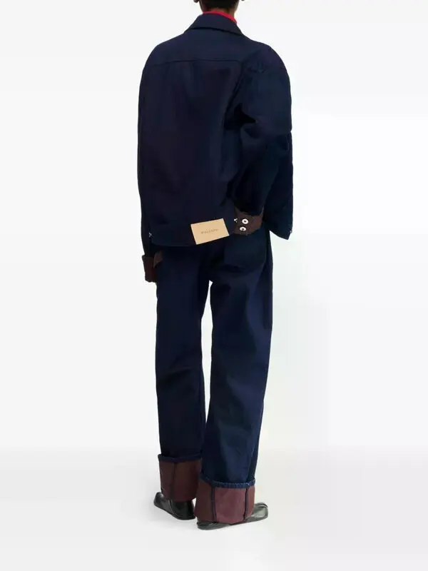 JW Anderson Contrast-cuff Denim Jacket