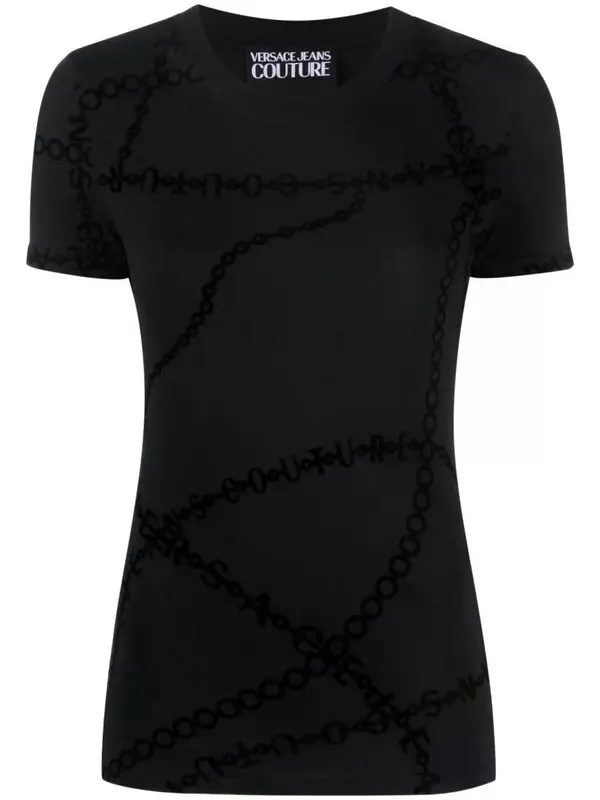Versace Graphic-print Crew-neck T-shirt