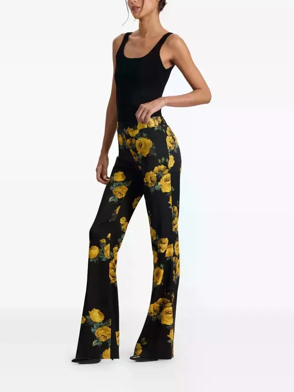 Alice + Olivia Livi Floral-print Trousers