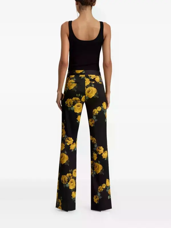 Alice + Olivia Livi Floral-print Trousers