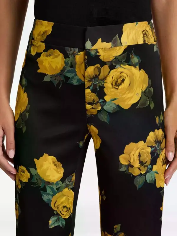 Alice + Olivia Livi Floral-print Trousers