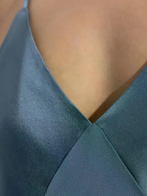 FORTE_FORTE Satin-paneled Top