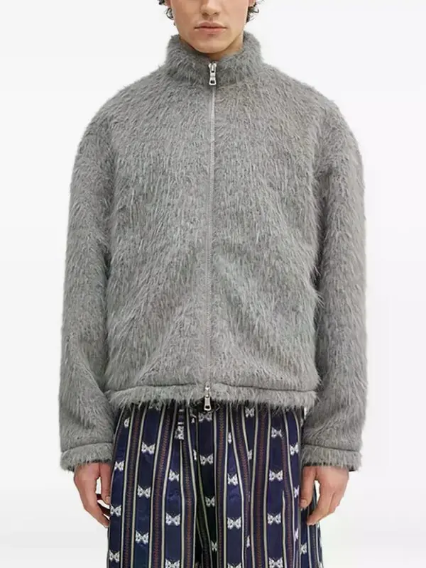 MKI MIYUKI ZOKU High-neck Fleece Jacket - Grey