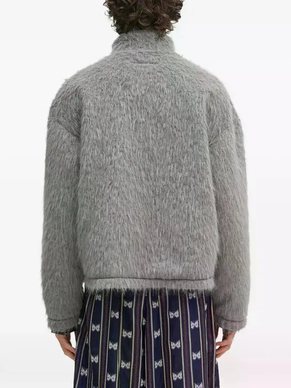 MKI MIYUKI ZOKU High-neck Fleece Jacket - Grey