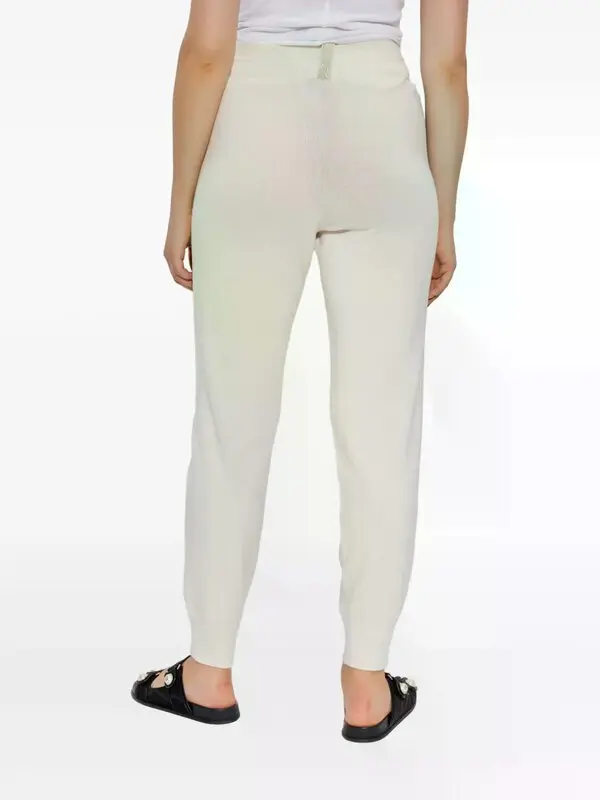 Fabiana Filippi Ribbed-knit Drawstring Trousers