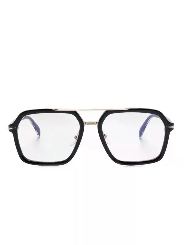 DB EYEWEAR BY DAVID BECKHAM Pilot-frame Glasses - Black