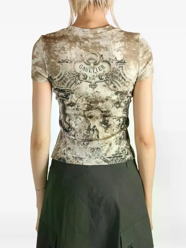 JEAN PAUL GAULTIER Médaillon-print T-shirt