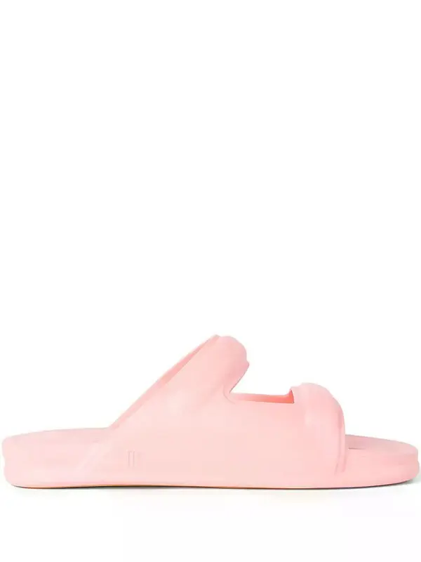 Melissa Double-strap Square-toe Slides