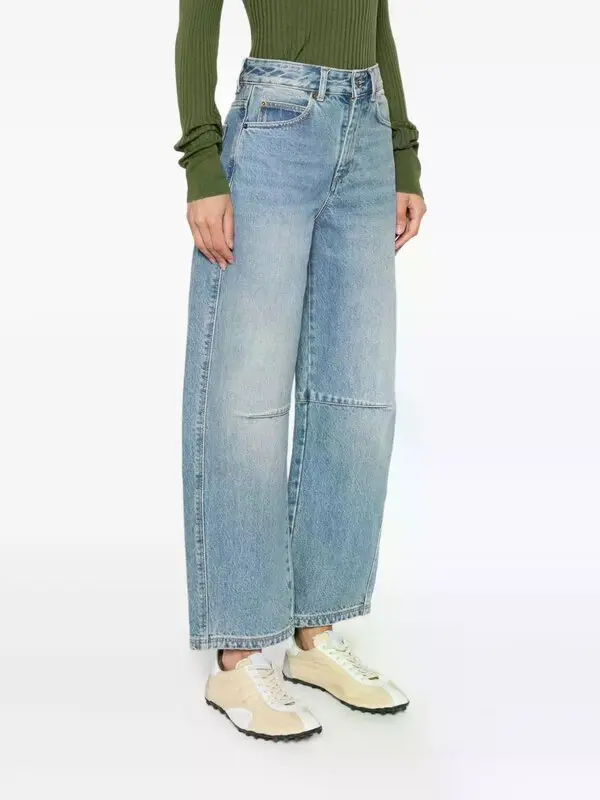 Soeur Cotton Wide-leg Jeans