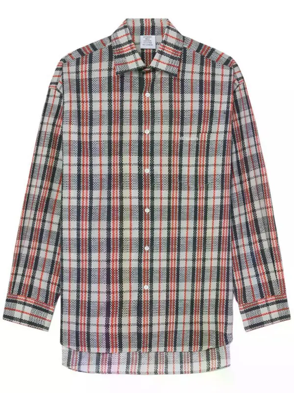 Vetements Plaid-checked Cotton Shirt