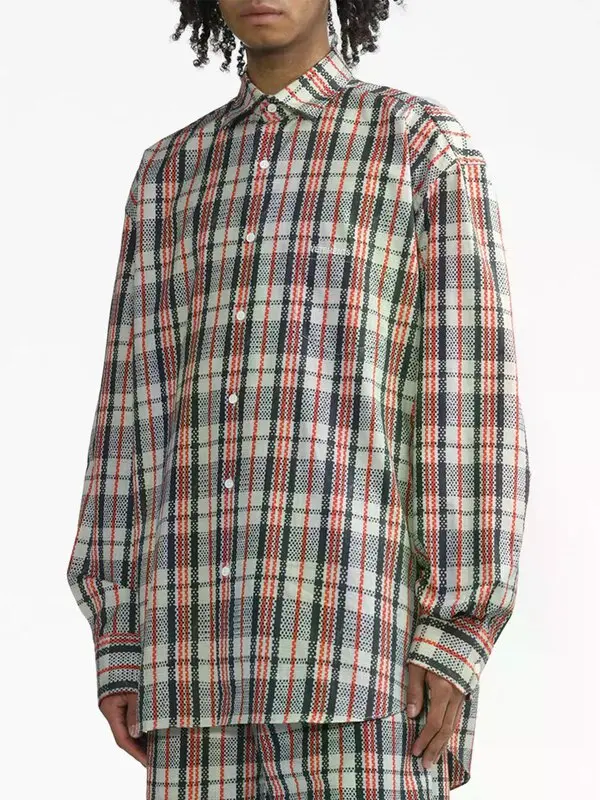 Vetements Plaid-checked Cotton Shirt