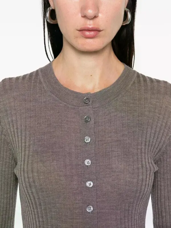 Soeur Ribbed Long-sleeve Top