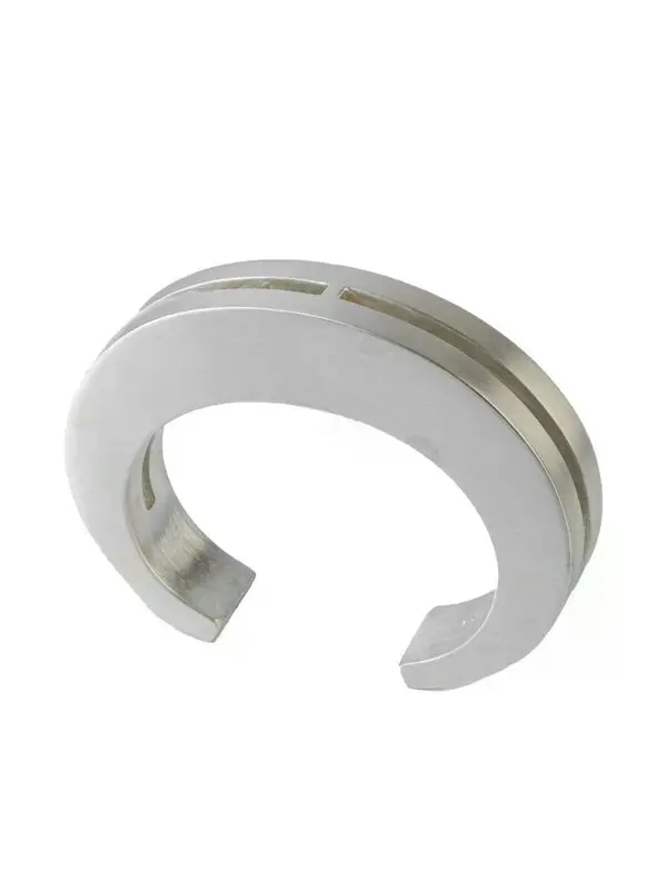 PARTS OF FOUR Sterling Crescent Crevice Bracelet - Silver