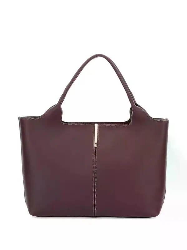 TOD'S Top-handle Leather Tote Bag - Brown