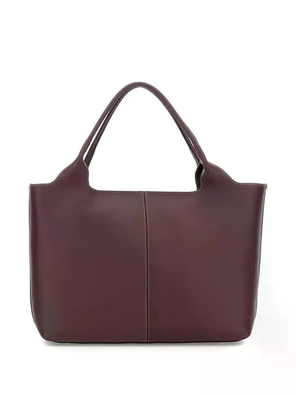TOD'S Top-handle Leather Tote Bag - Brown