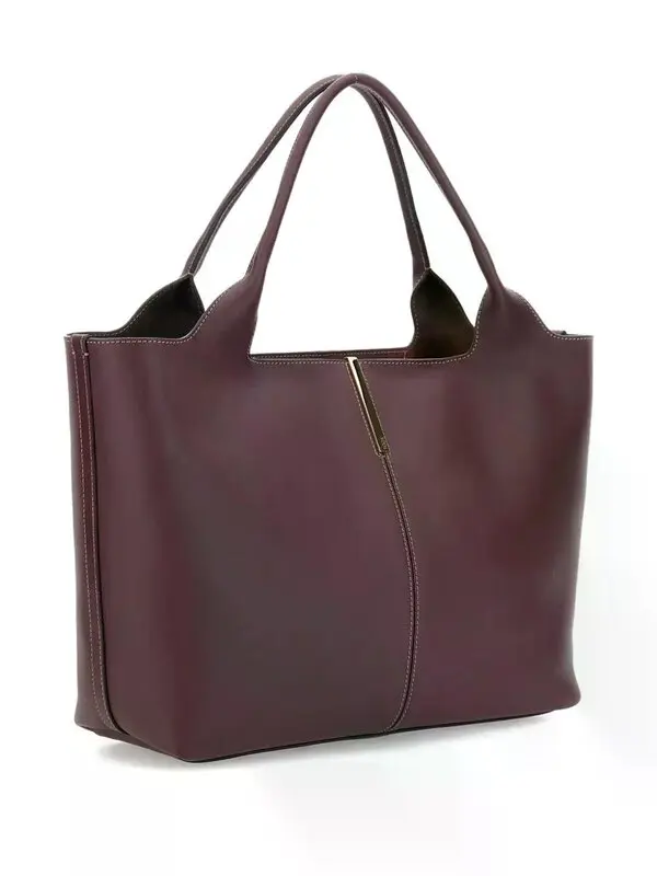 TOD'S Top-handle Leather Tote Bag - Brown