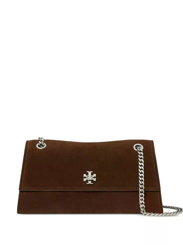 Tory Burch Kira Suede Shoulder Bag - Brown