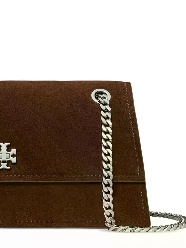 Tory Burch Kira Suede Shoulder Bag - Brown