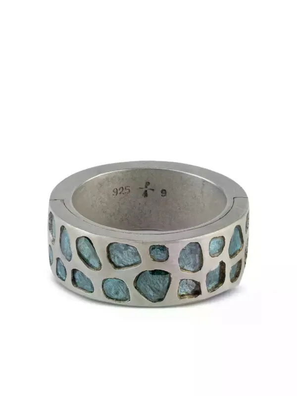 PARTS OF FOUR Sterling Sistema Diamond Ring - Silver