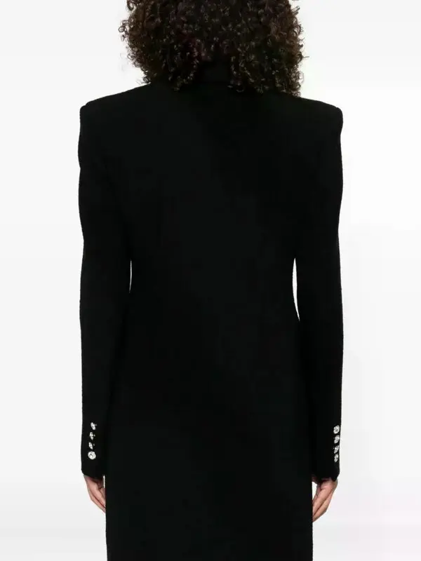 Alessandra Rich Jewel-buttoned Coat