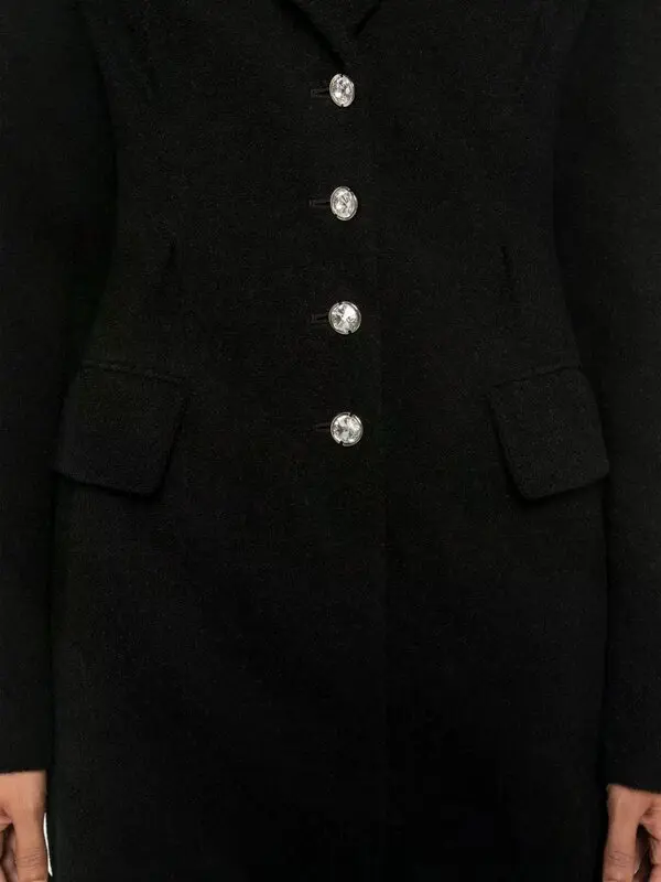 Alessandra Rich Jewel-buttoned Coat