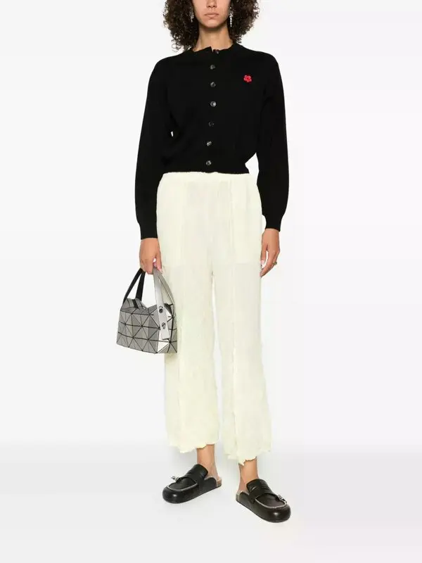 Kenzo Boke Flower Buttoned Cardigan - Black