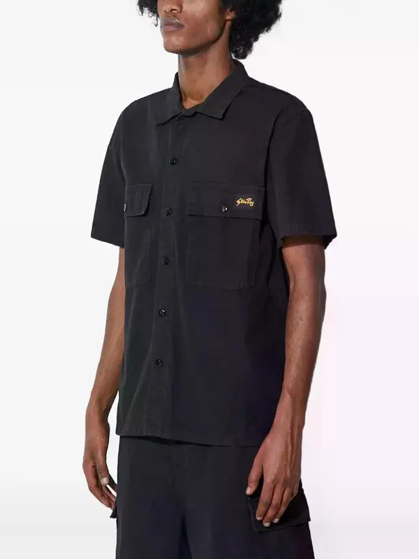 STAN RAY Chest-pocket Short-sleeve Shirt - Black