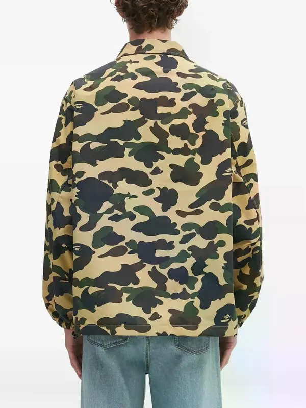A BATHING APE Camouflage-print Shirt Jacket