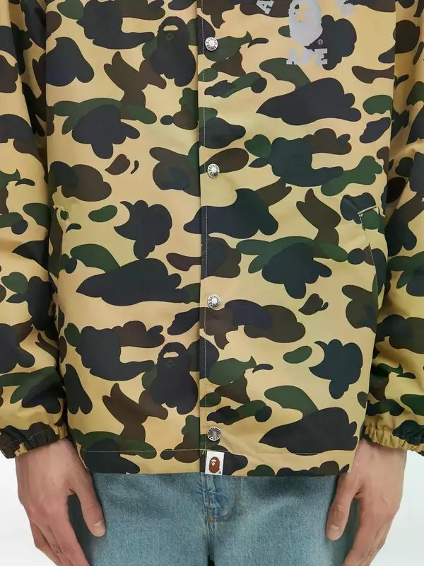 A BATHING APE Camouflage-print Shirt Jacket