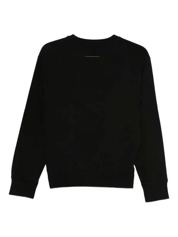 MAISON MARGIELA Logo-print Sweatshirt - Black