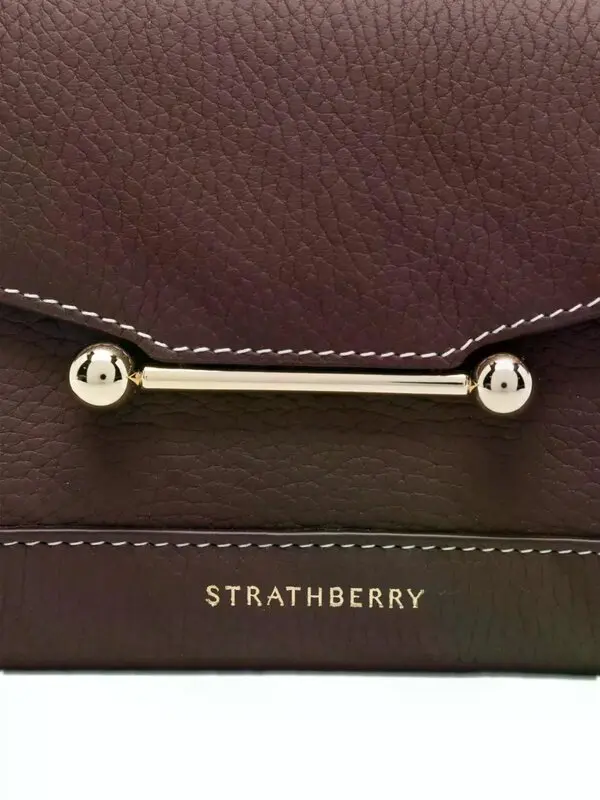 Strathberry Nano Mosaic Leather Tote Bag