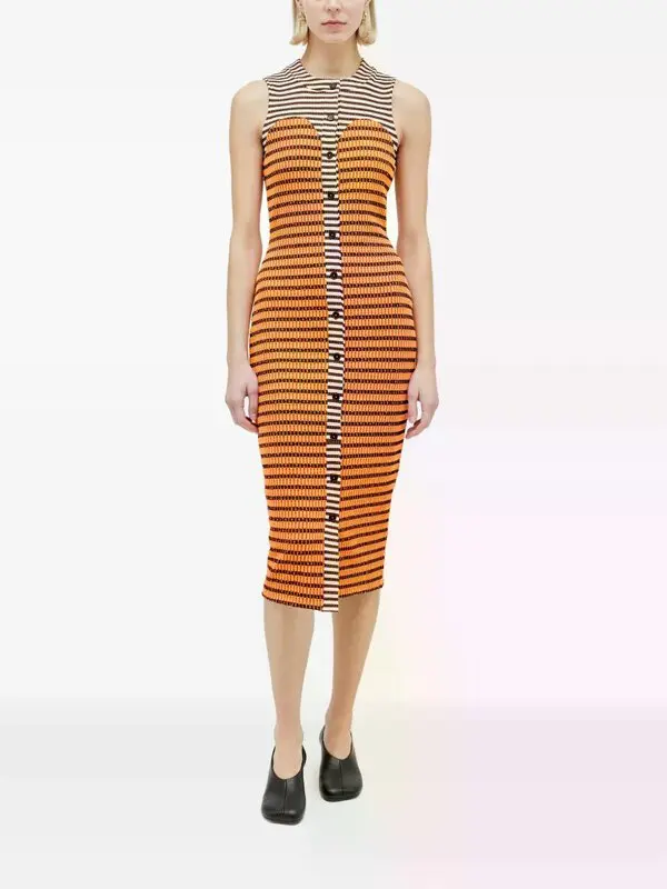 REWARD IF FOUND Ribbed Striped Dress