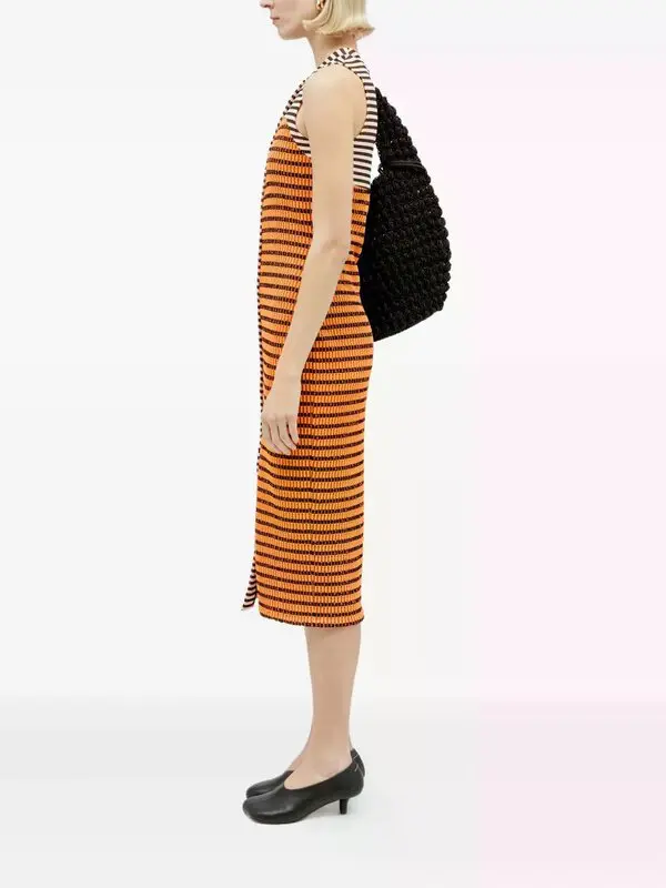 REWARD IF FOUND Ribbed Striped Dress